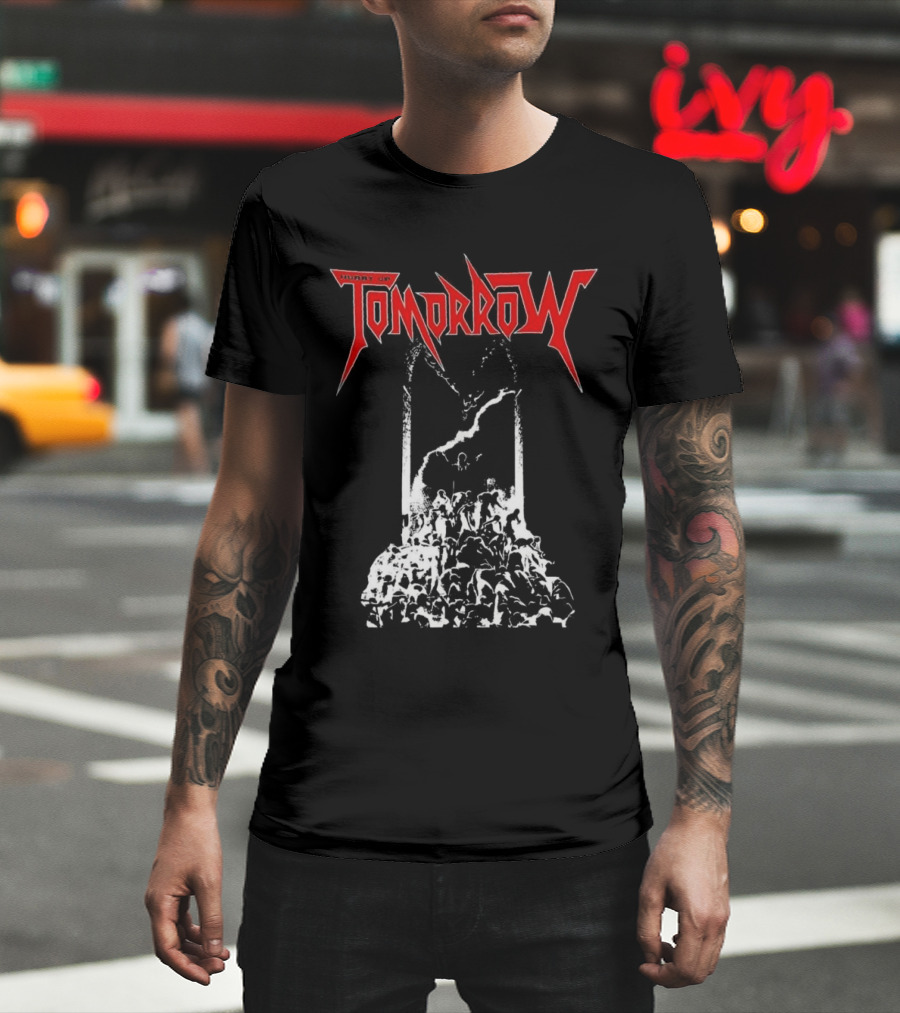 Hurry Up Tomorrow Heavy Metal Gothic Architecture Crowd T-Shirt