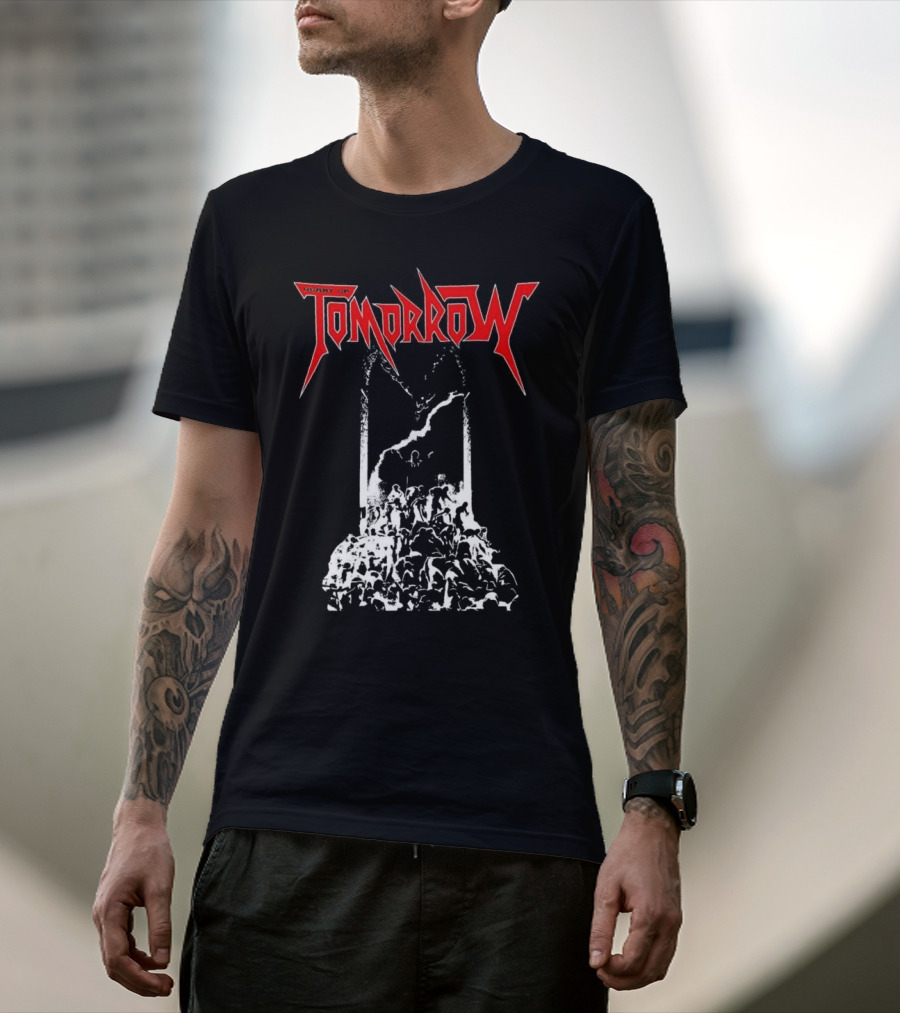 Hurry Up Tomorrow Heavy Metal Gothic Architecture Crowd T-Shirt