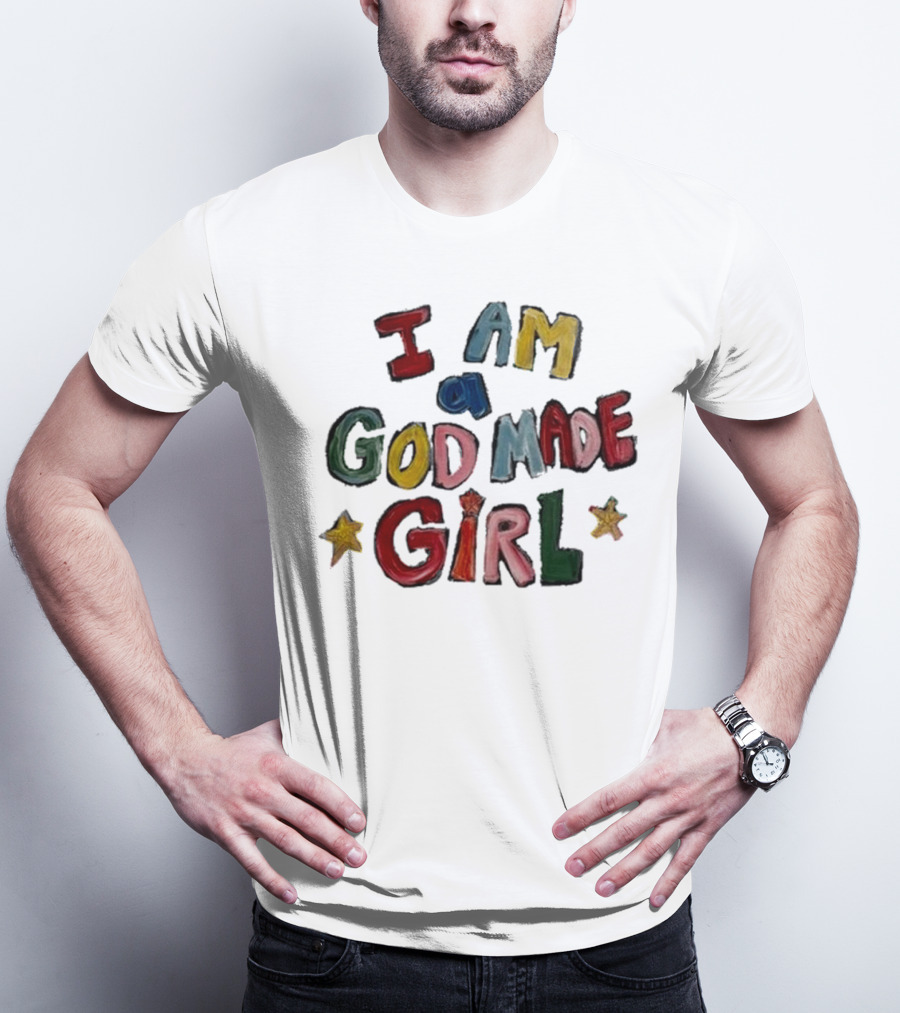 I Am A God Made Girl Stars T-Shirt