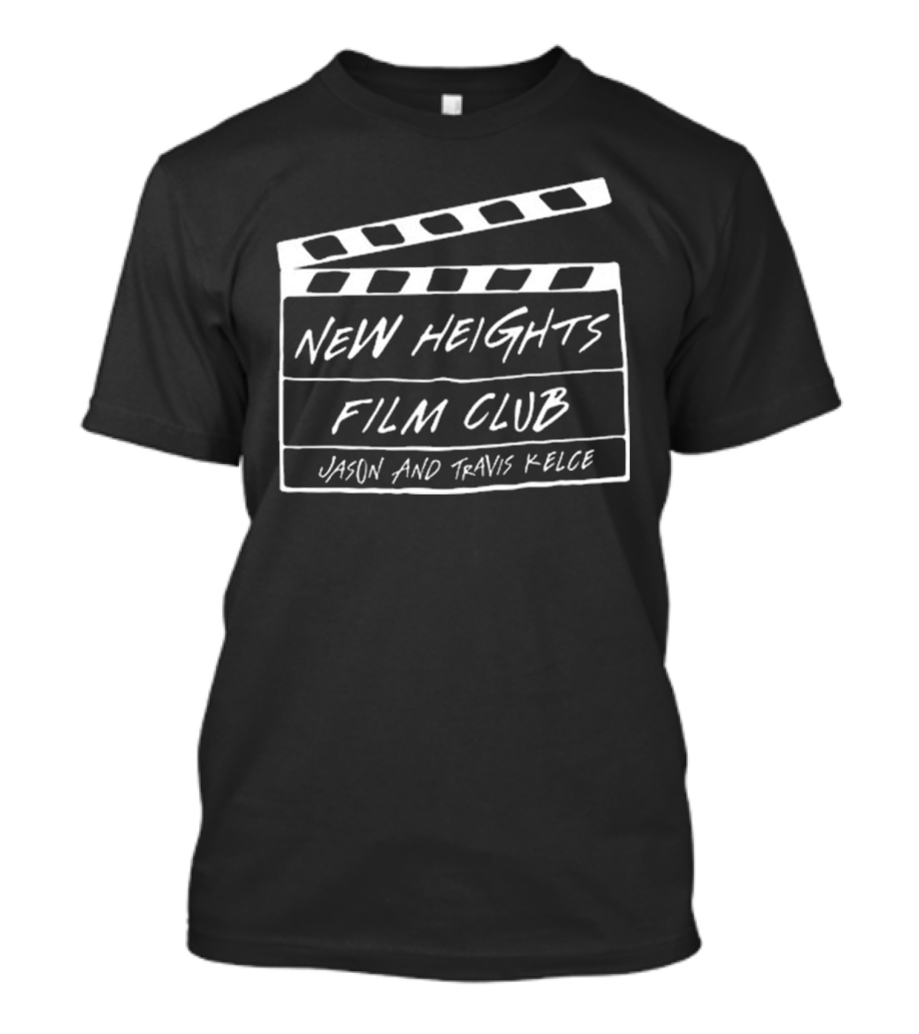 New Heights Film Club Jason And Travis Kelce Clapperboard T-Shirt