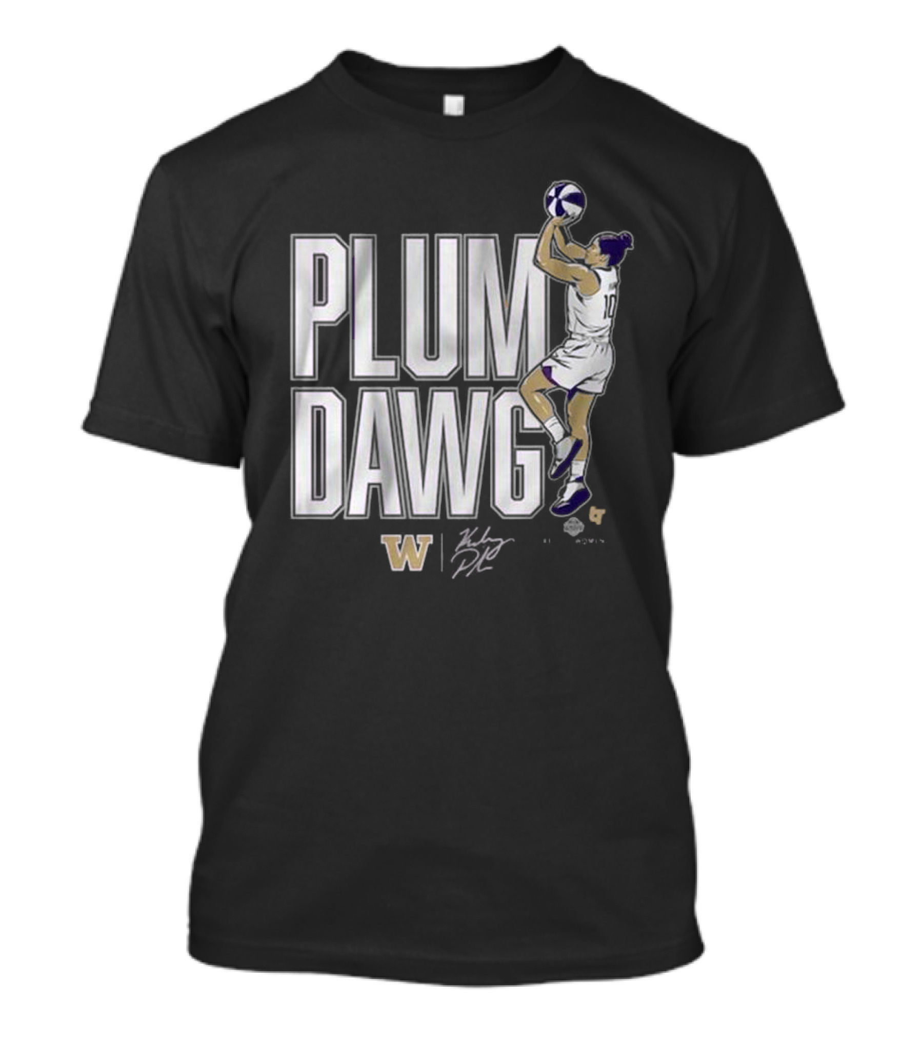 Kelsey Plum Dawg Washington Huskies Number 10 Basketball T-Shirt