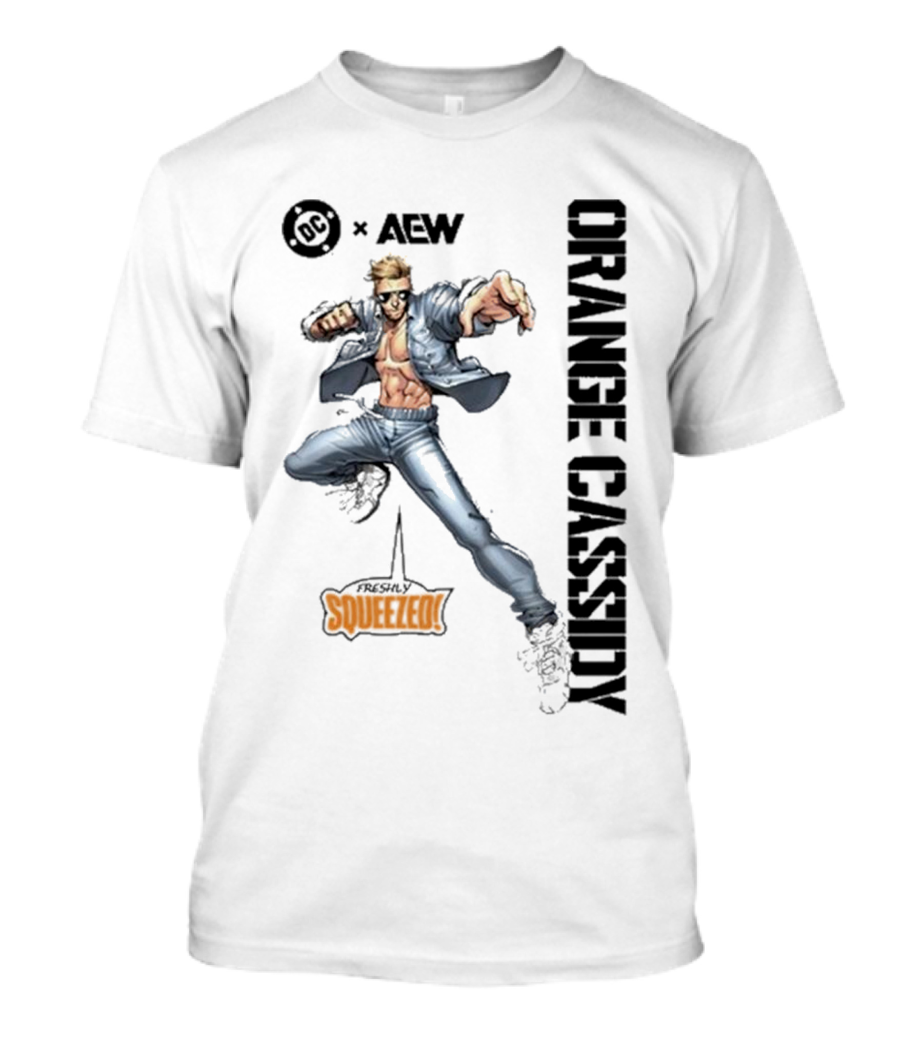AEW Orange Cassidy Freshly Squeezed OC Comic T-Shirt