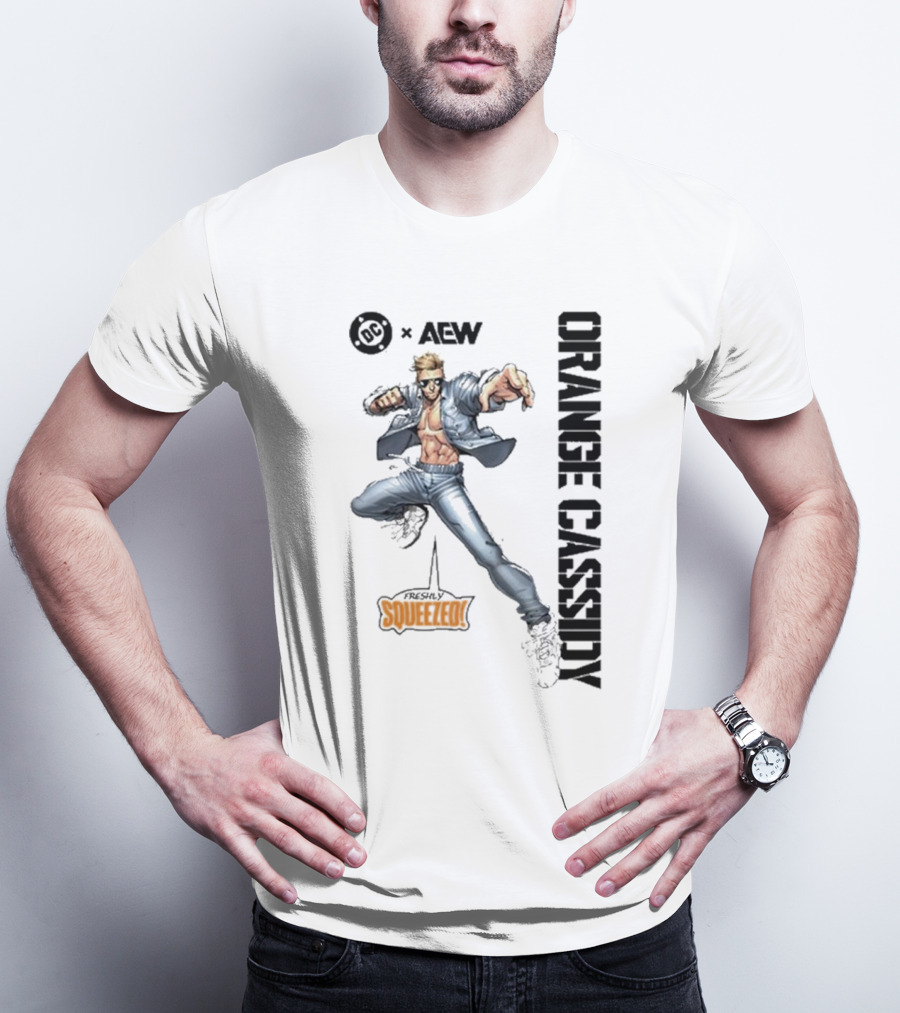 AEW Orange Cassidy Freshly Squeezed OC Comic T-Shirt