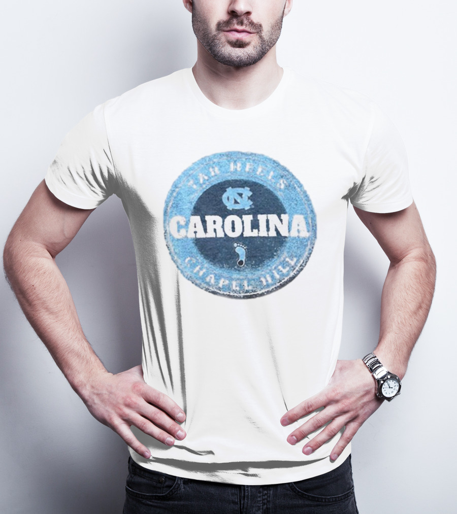 Tar Heels Chapel Hill Carolina NC Round Splatter T-Shirt