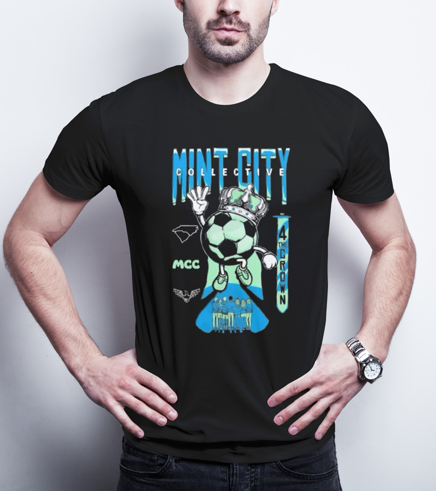 Mint City Collective Soccer Crown MCC 2025 Membership 4 The Crown T-Shirt