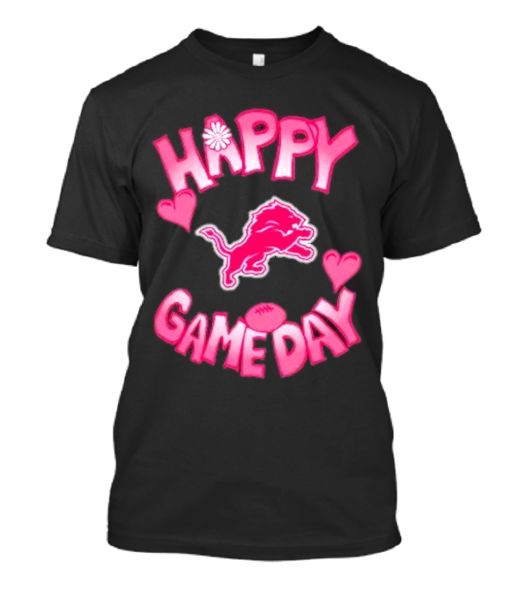Happy Gameday Detroit Lions Valentine’s Day 2025 T-Shirt