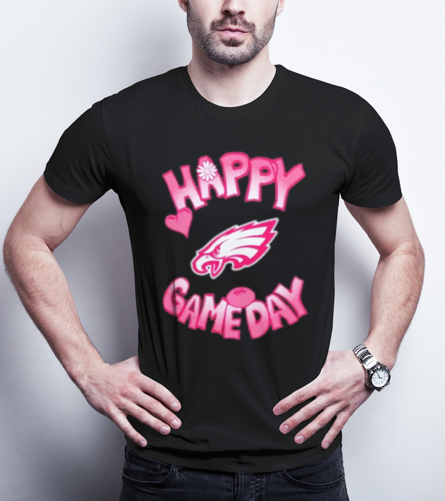 Philadelphia Eagles Valentine’s Day 2025 Happy Gameday T-Shirt