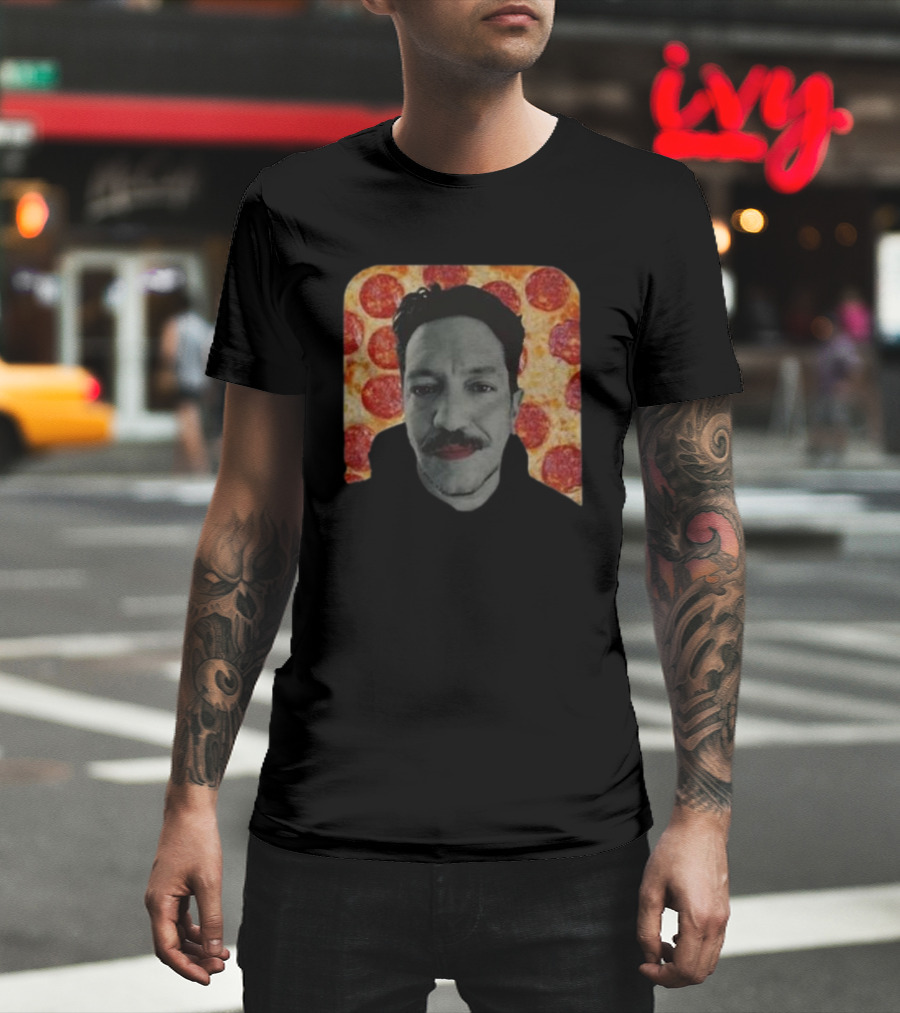 Sal Vulcano Tanka Jahari Event Pizza Background Face T-Shirt