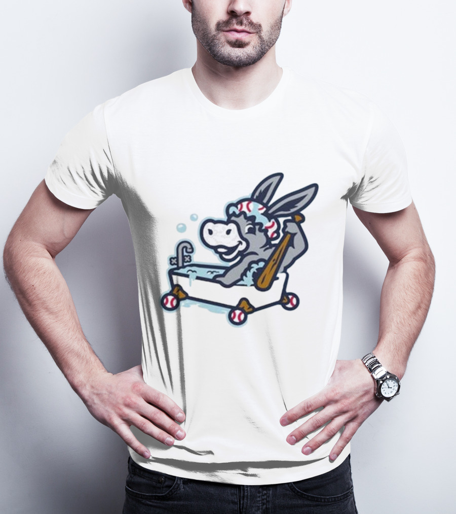 Bathtub Donkeys Baseball Bathtub Donkey Baseball T-Shirt