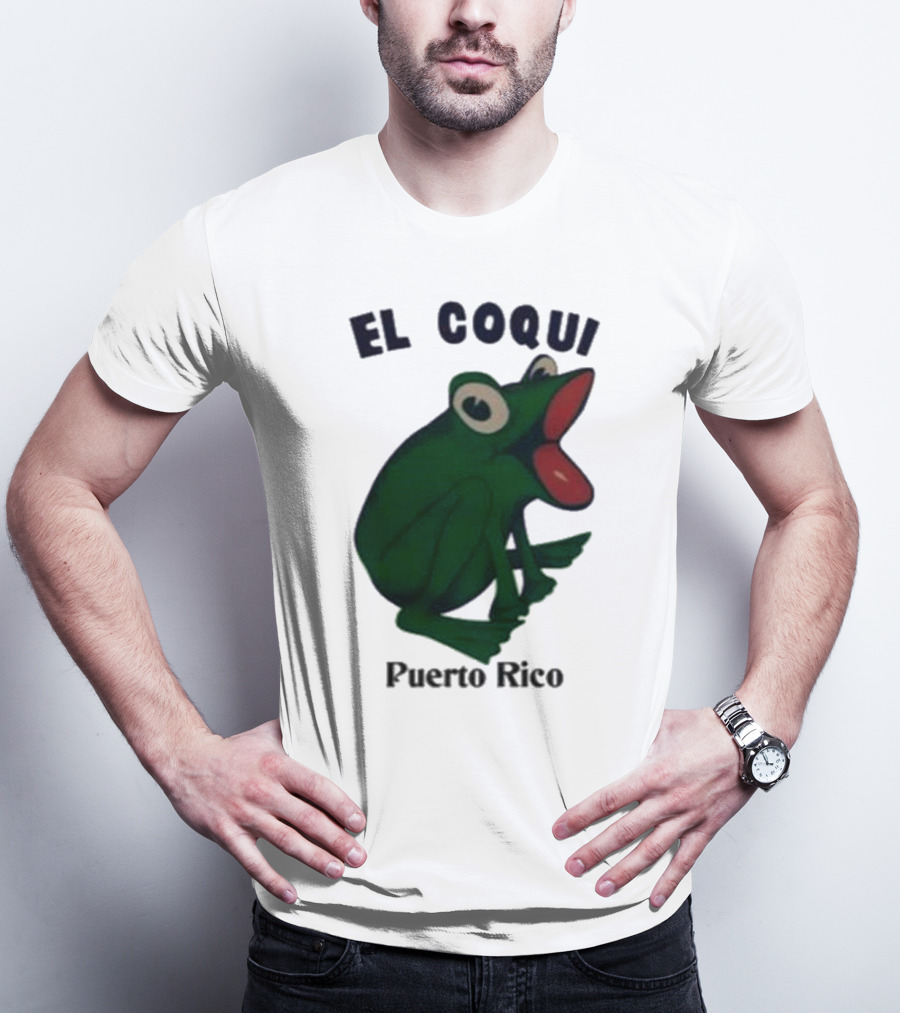Dios Bunny El Coqui Puerto Rico Frog T-Shirt