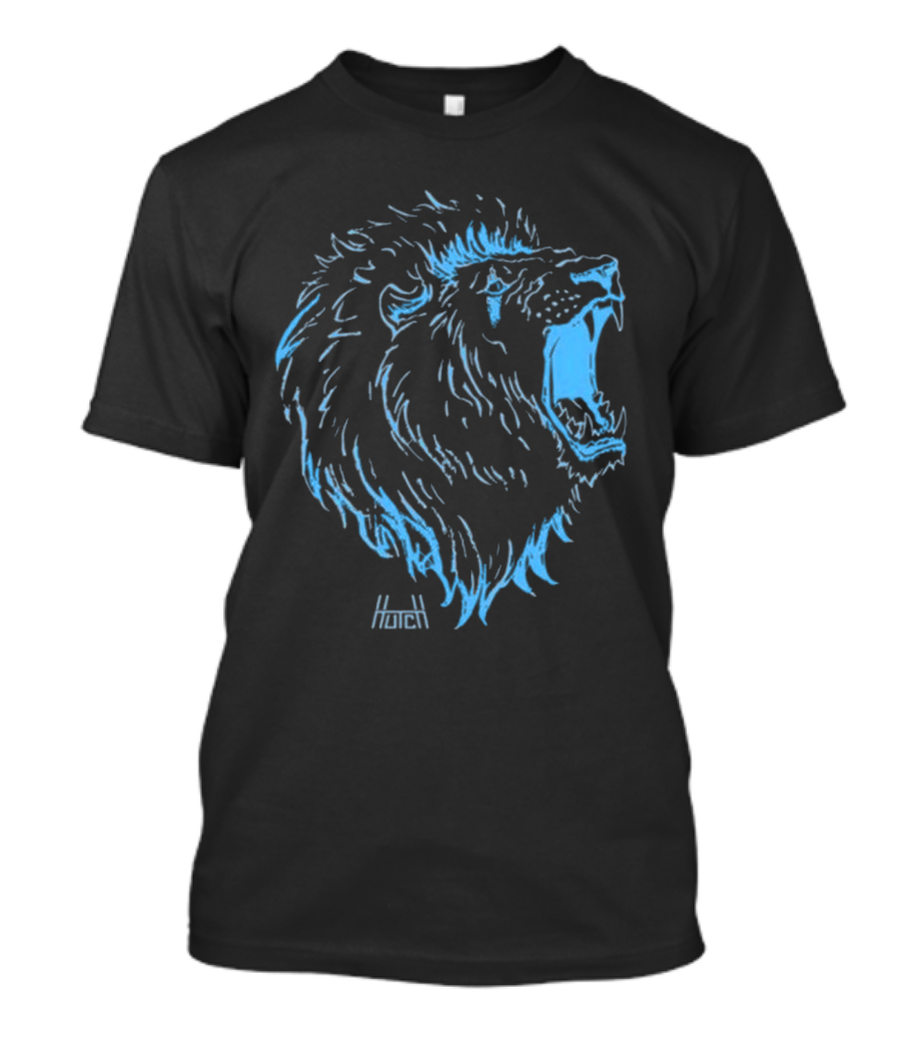 House Of Hutch Bold Lion Gritty T-Shirt