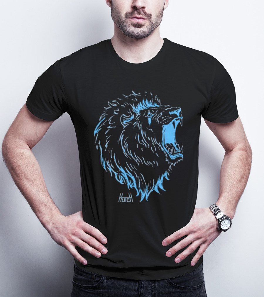 House Of Hutch Bold Lion Gritty T-Shirt