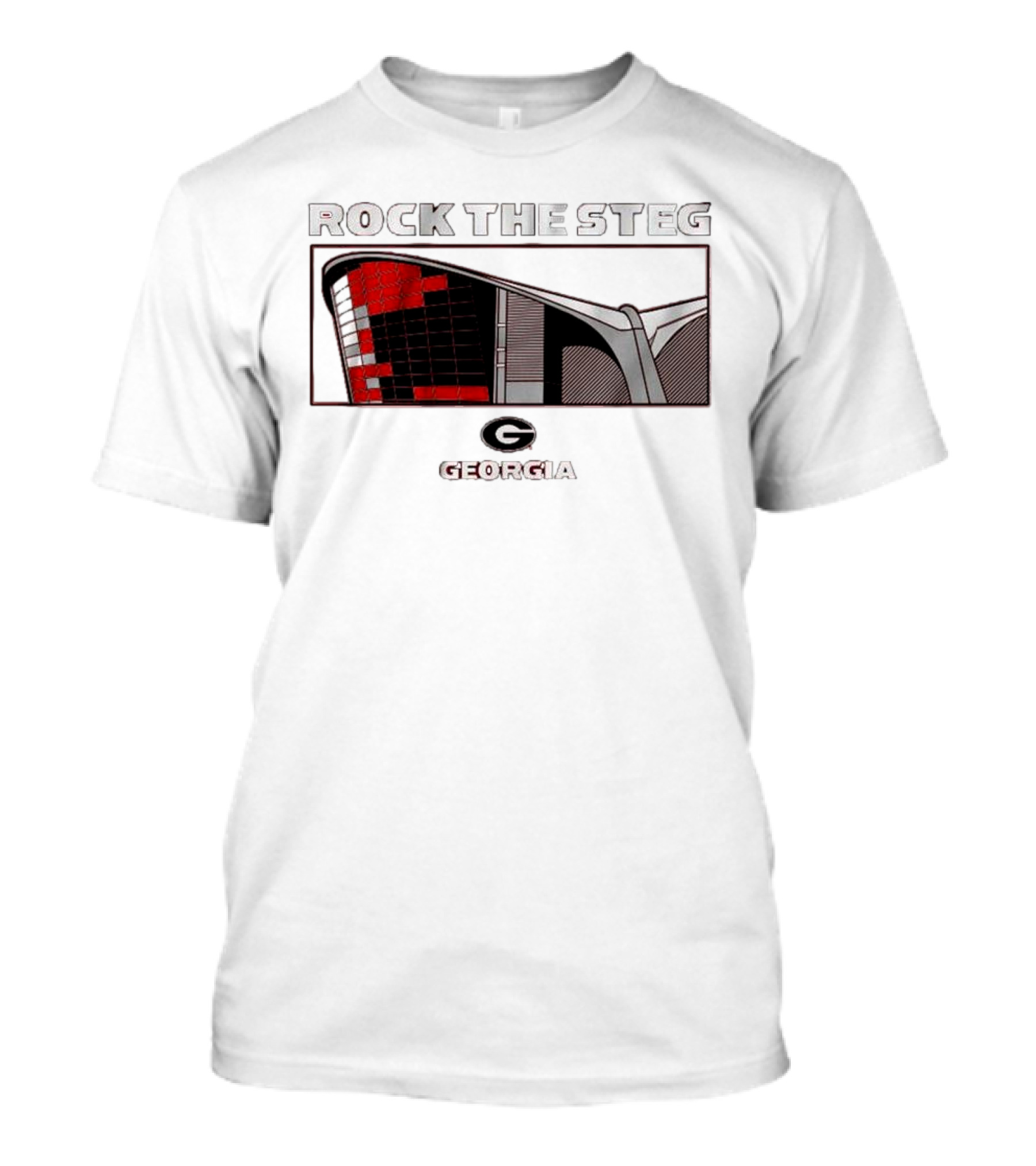 Georgia Bulldogs Rock The Steg Arena Georgia T-Shirt