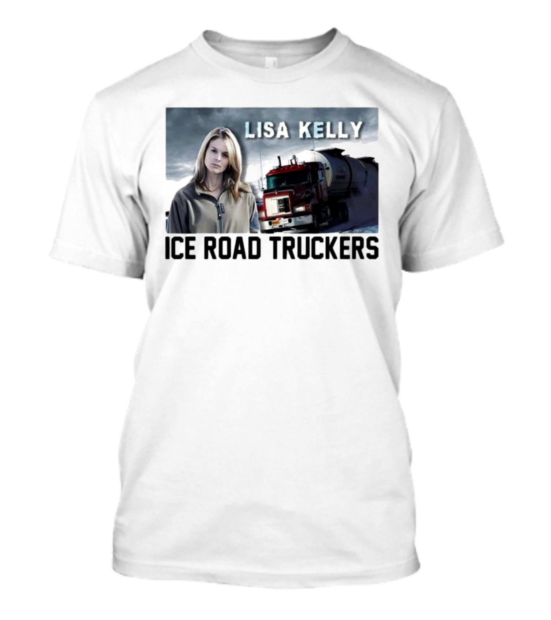 Lisa Kelly Ice Road Truckers Red Truck Adventure T-Shirt