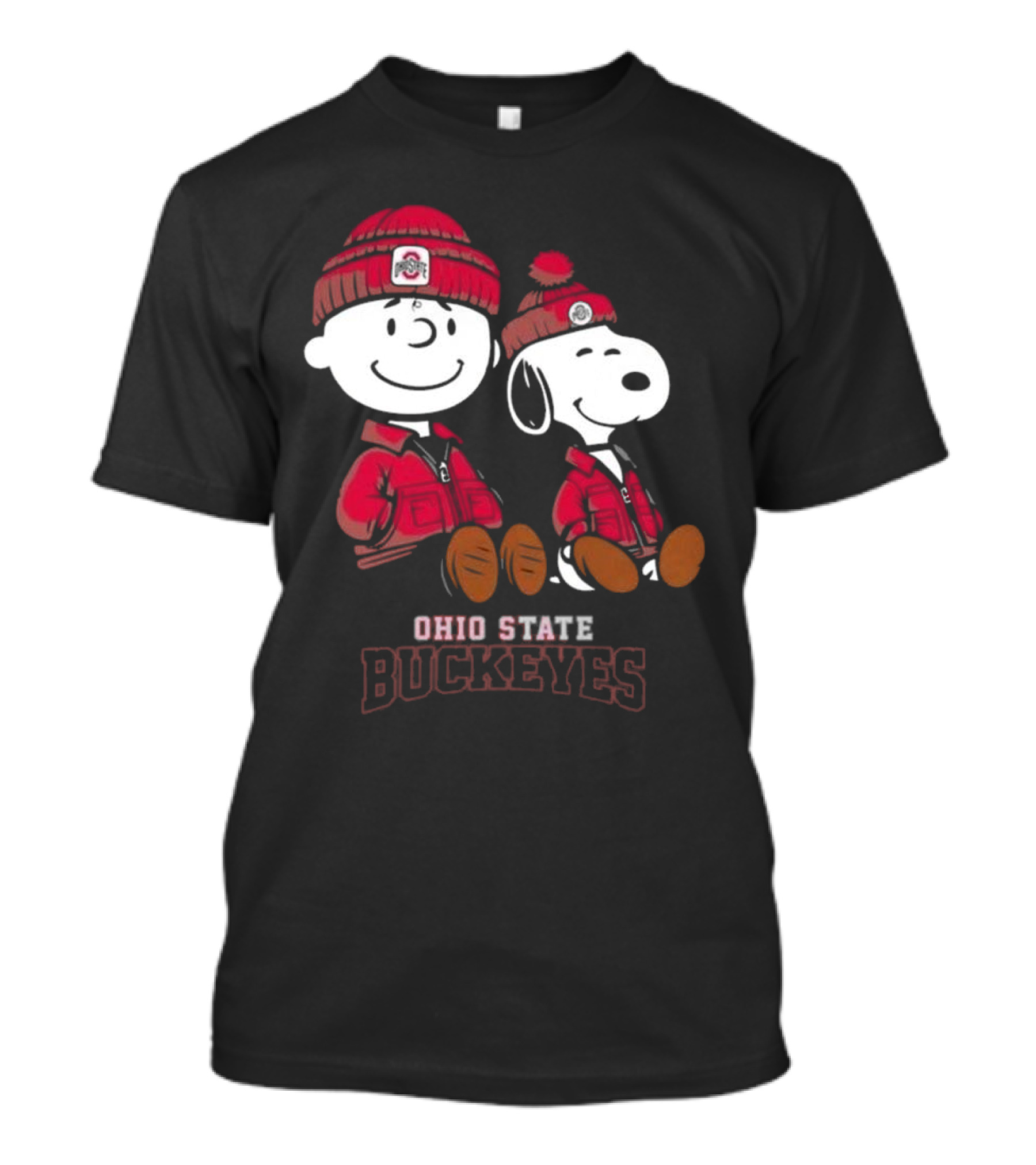 Ohio State Buckeyes Snoopy Peanut Football Team 2025 T-Shirt