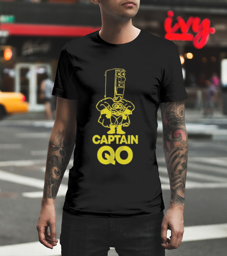 Captain QO Superhero The Big Bang Theory Comic T-Shirt