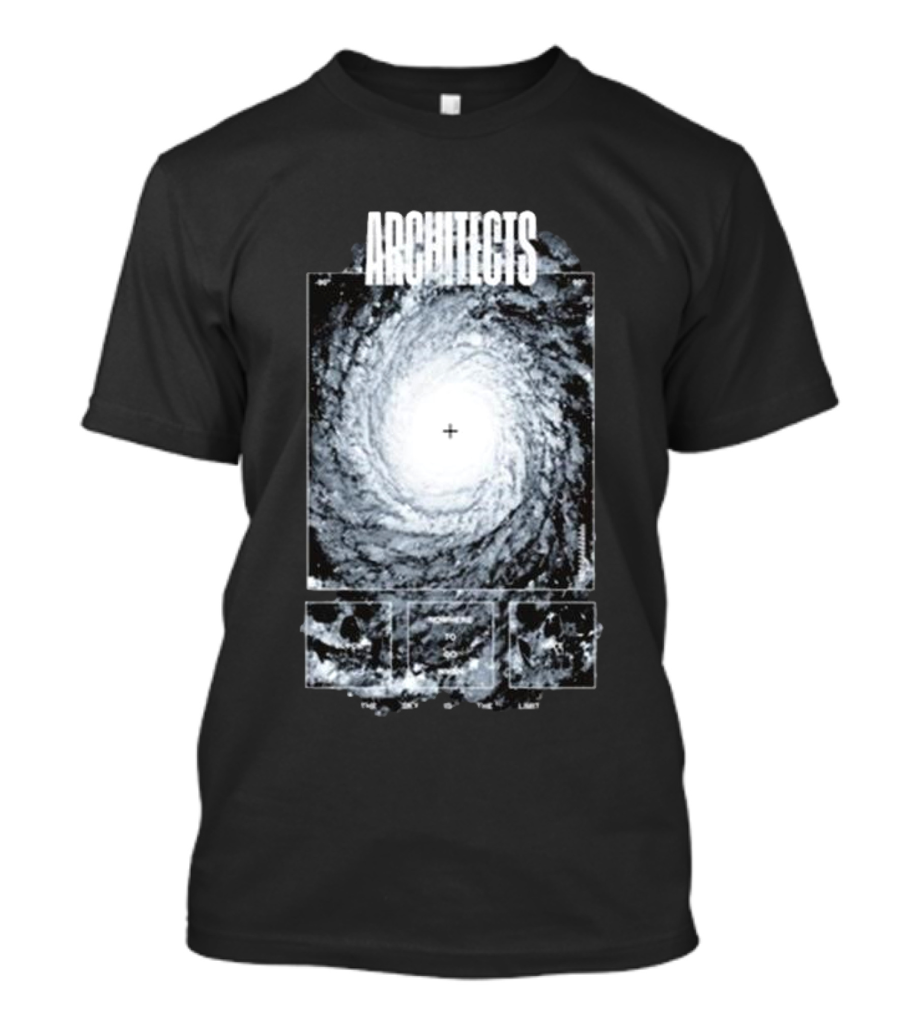 Architects Nowhere To Go Blackhole Spiral T-Shirt Architects Nowhere To Go Blackhole Spiral T-Shirt