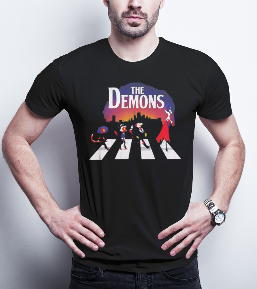 Hazbin Hotel Demons Walking Crosswalk T-Shirt