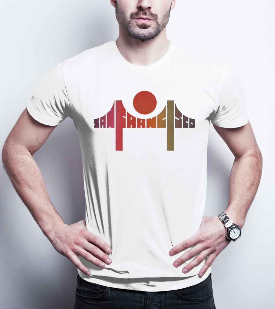 Death Proof Arlene San Francisco Golden Gate Bridge Sun T-Shirt