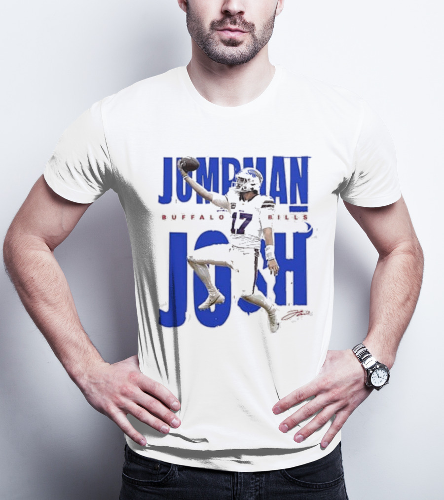 JUMPMAN JOSH BUFFALO BILLS 17 Signature T-Shirt