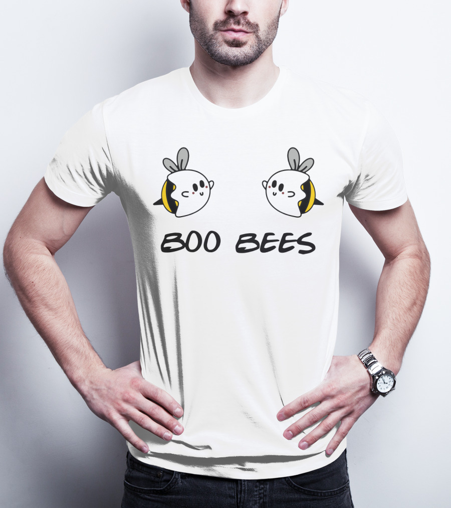 Boo Bees Beekeepers Cute Ghost Bees Humor T-Shirt