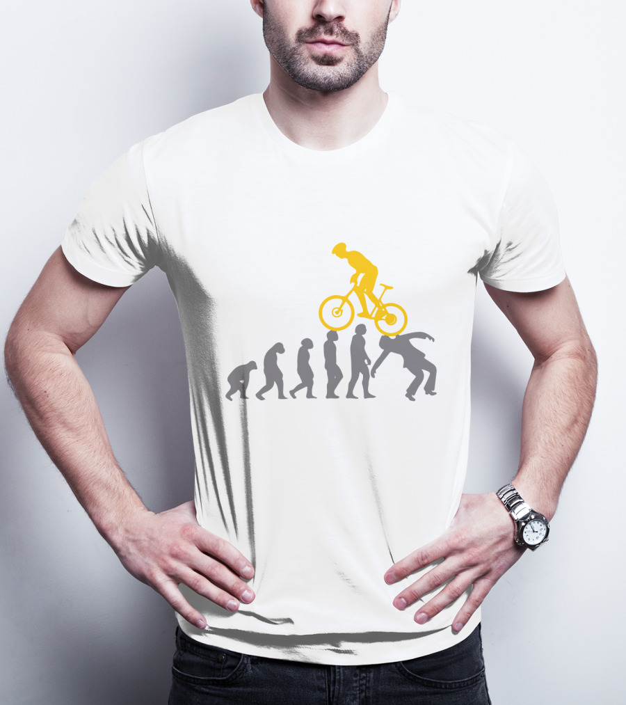 MTB Evolution Of Mountain Biking Progression T-Shirt