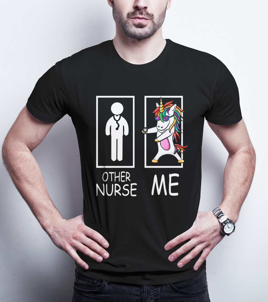 Other Nurse Me Unicorn Flossing T-Shirt