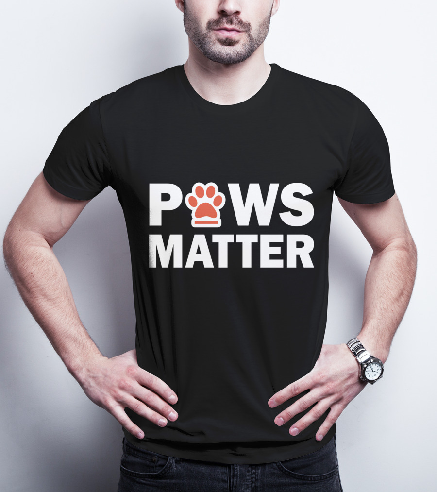 Paws Matter Paw Prints T-Shirt