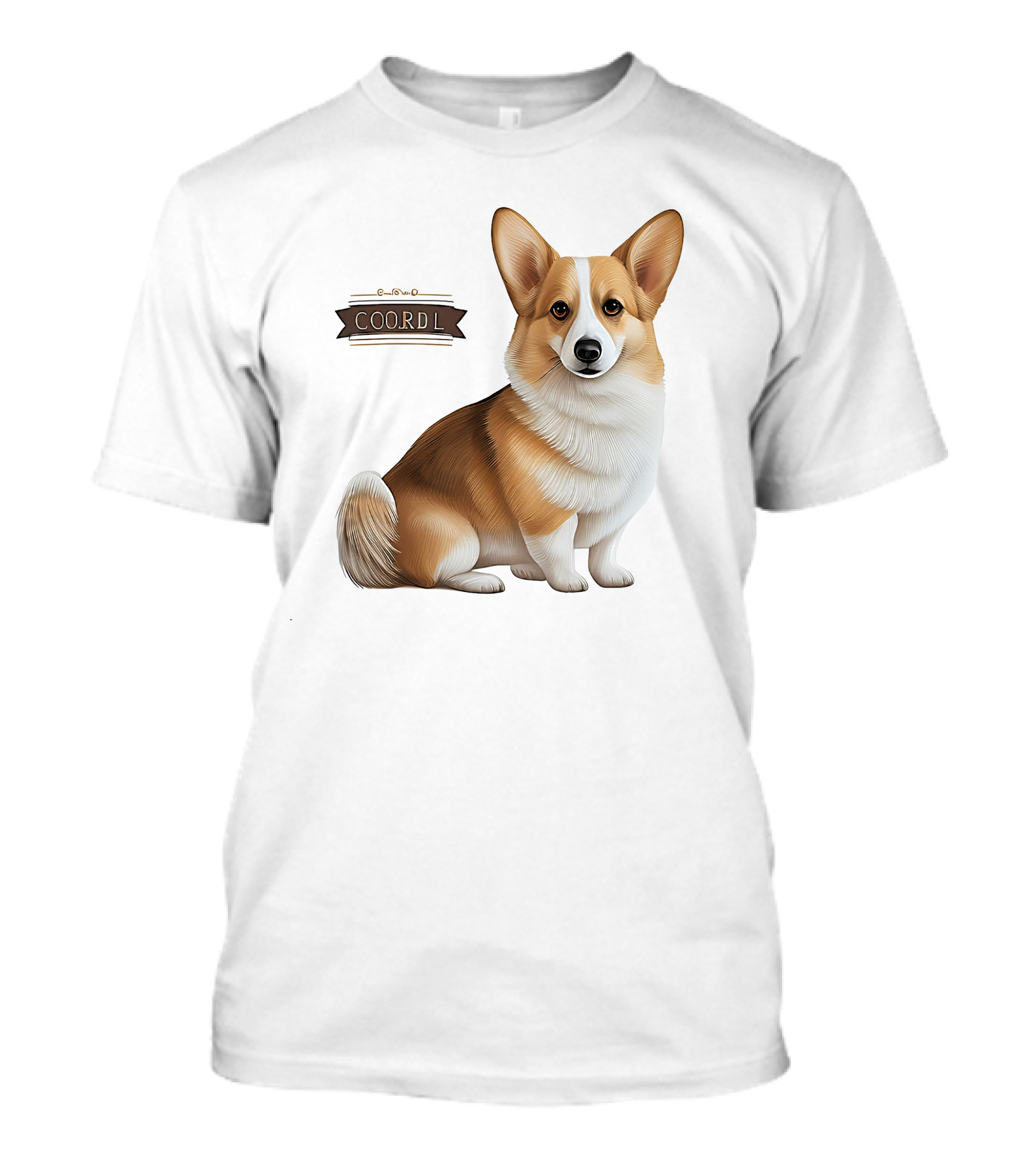 Coor D L Cute Corgi Dog T-Shirt