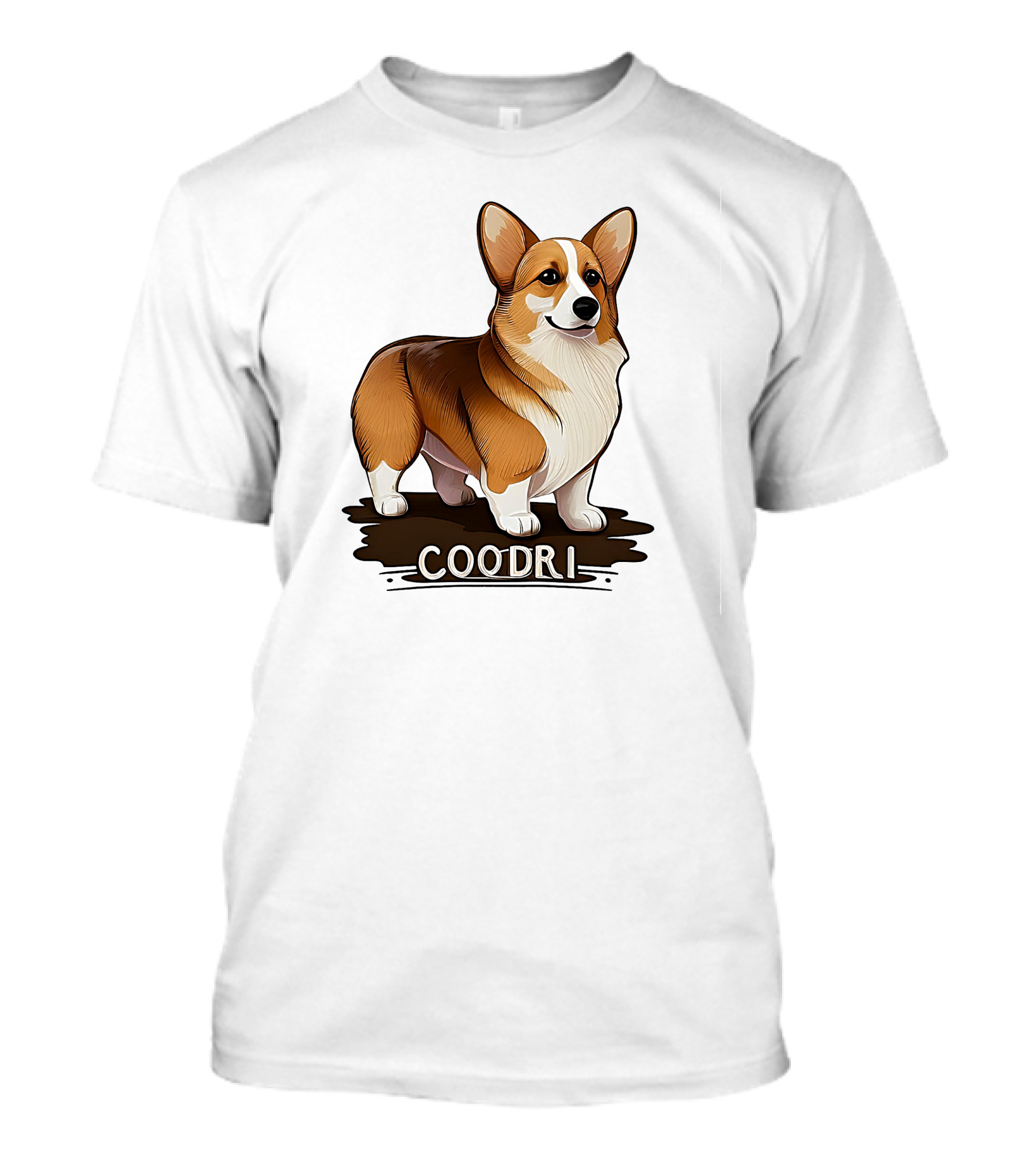 Coodrl Corgi Coodri Cute Dog T-Shirt