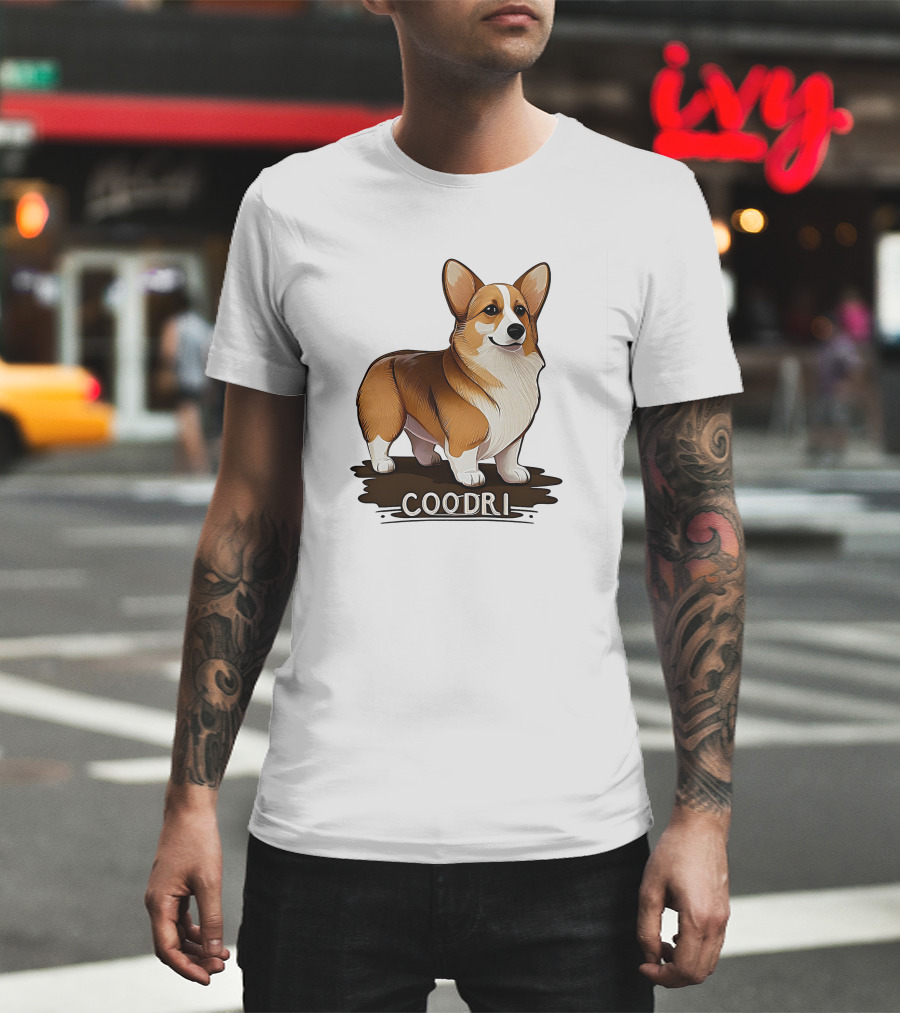 Coodrl Corgi Coodri Cute Dog T-Shirt