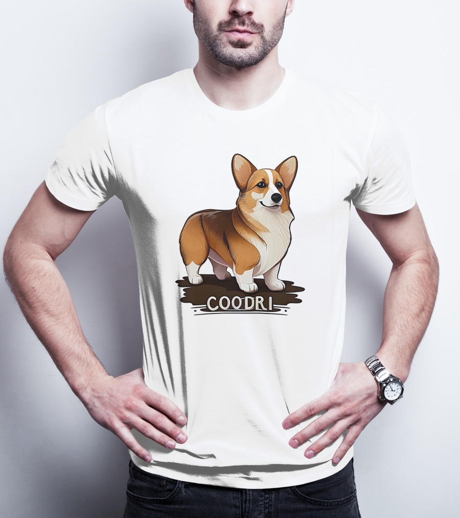 Coodrl Corgi Coodri Cute Dog T-Shirt