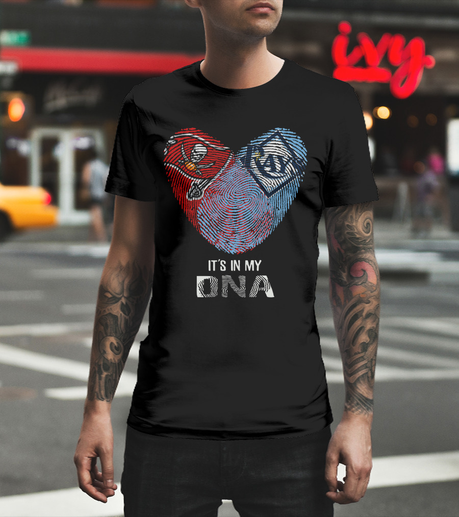 Buccaneers Rays Heart It’s In My Dna T-Shirt