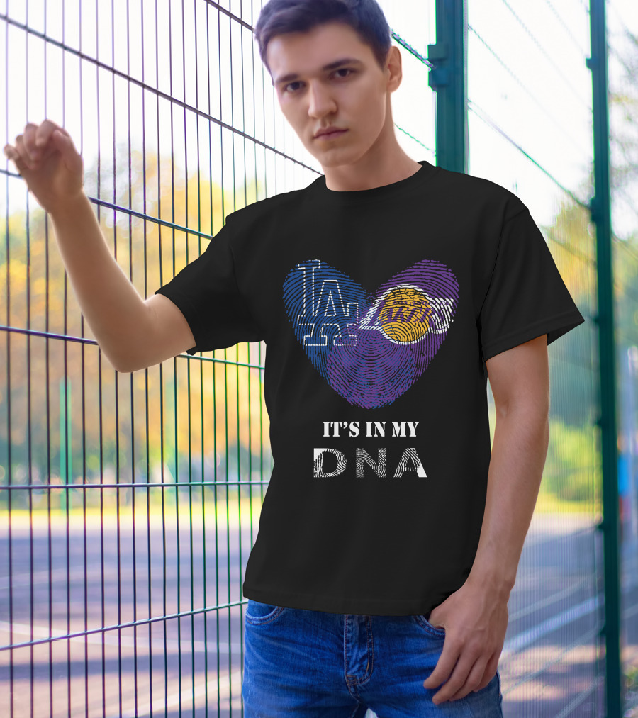 It's In My DNA Dodgers Lakers T-Shirt