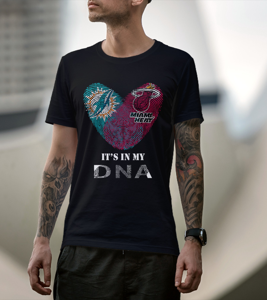 Miami Dolphins Heat It's In My DNA T-Shirt