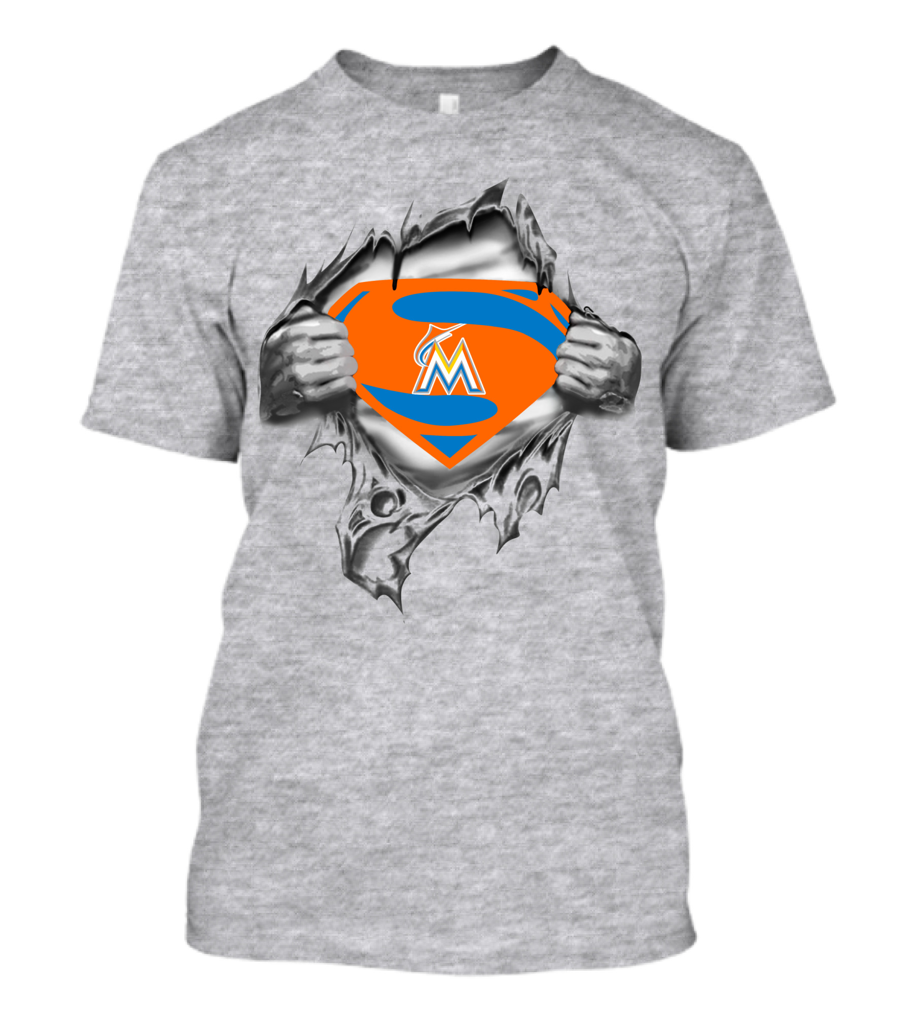 Marlins Super Shield Tear T-Shirt