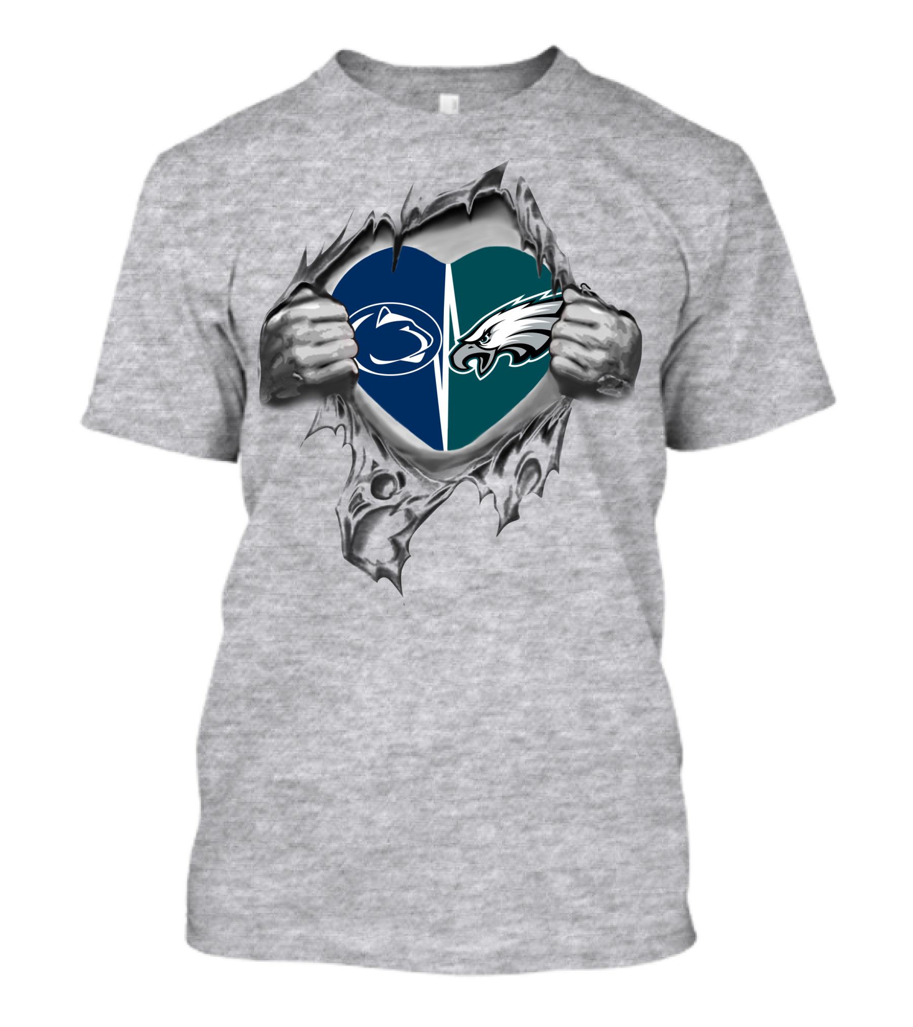 Eagles Penn State Heart Hands T-Shirt