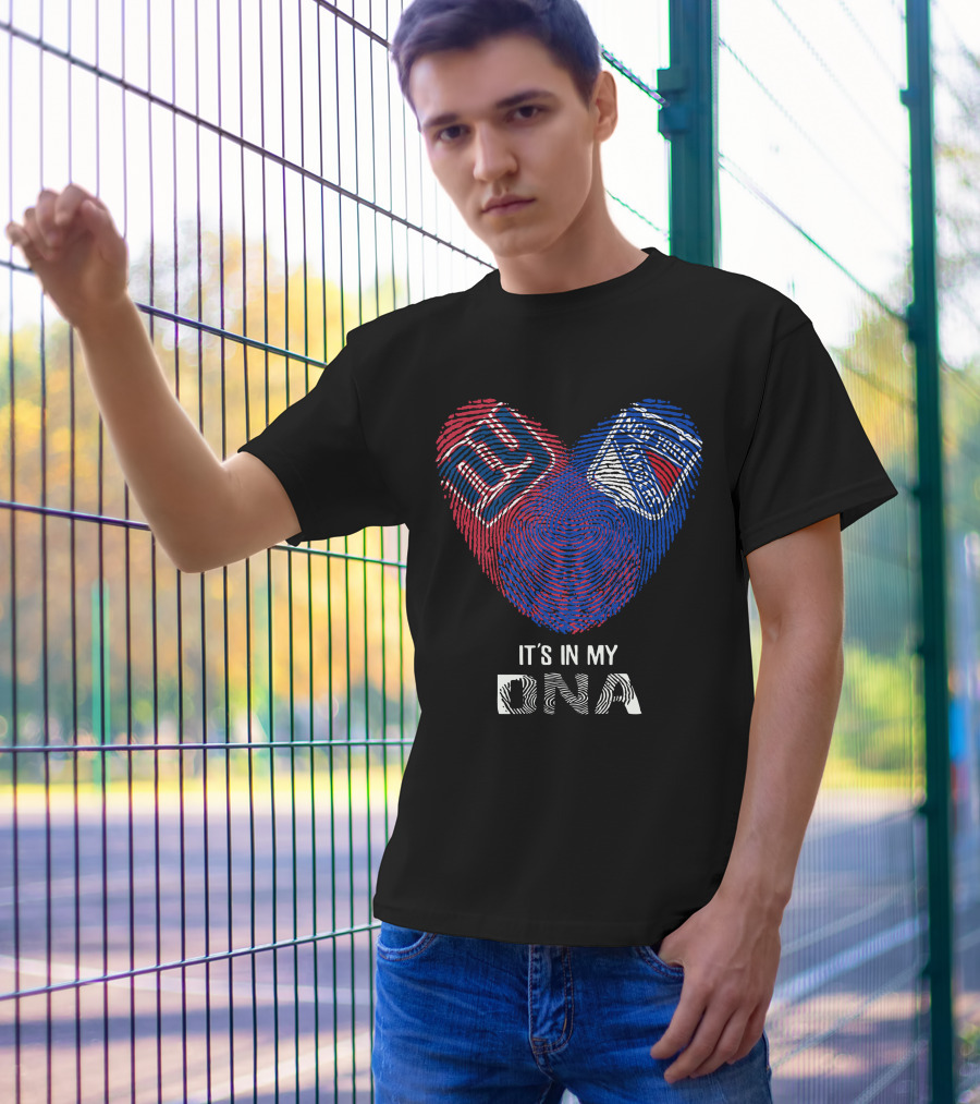 New York Giants New York Rangers It's In My DNA T-Shirt