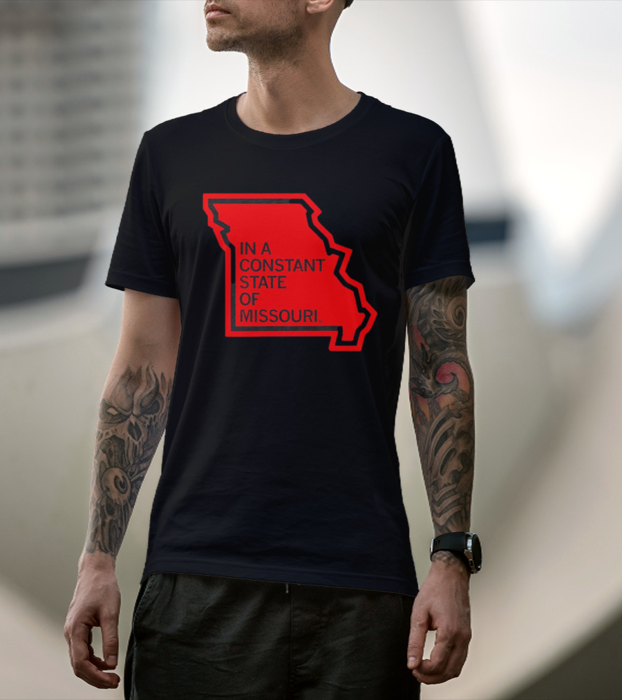 In A Constant State Of Missouri Map T-Shirt