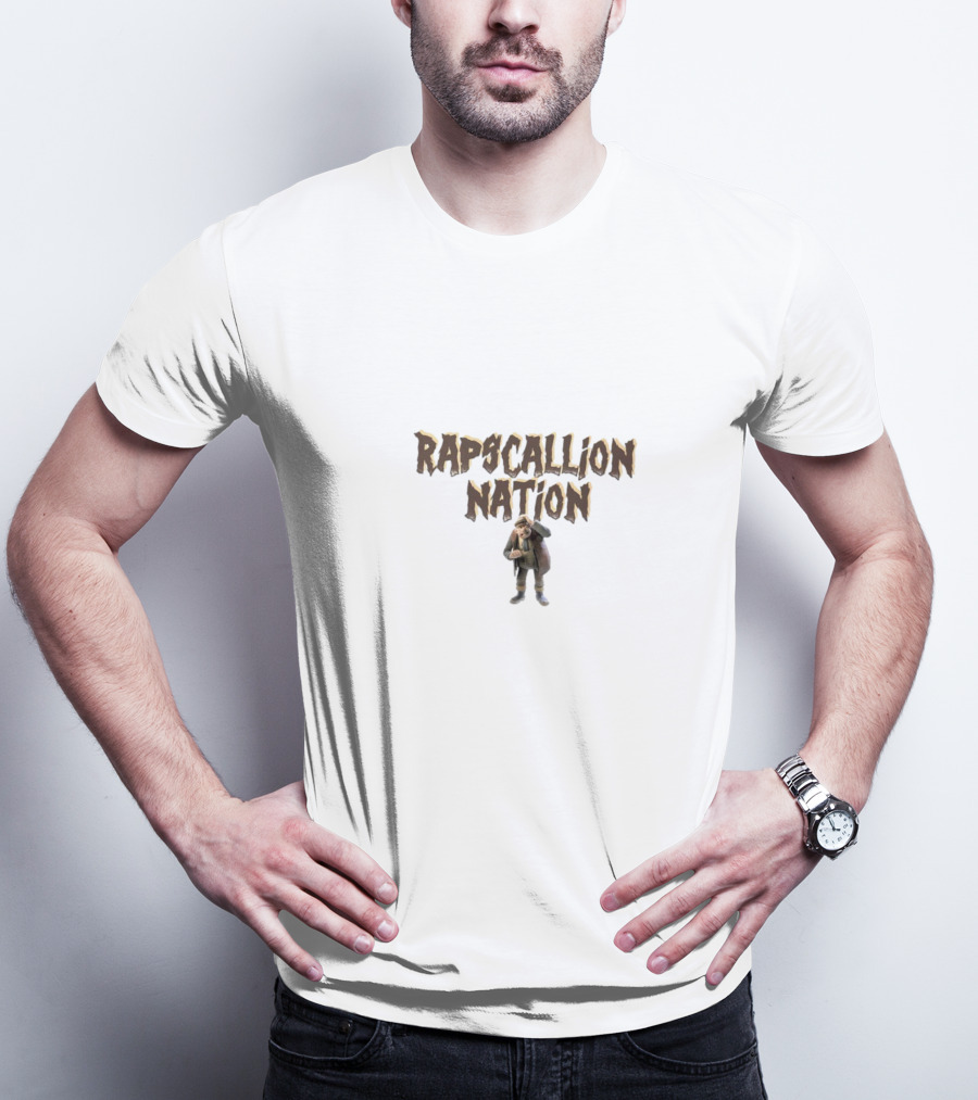 RAPSCALLION NATION Medieval Warrior Character T-Shirt