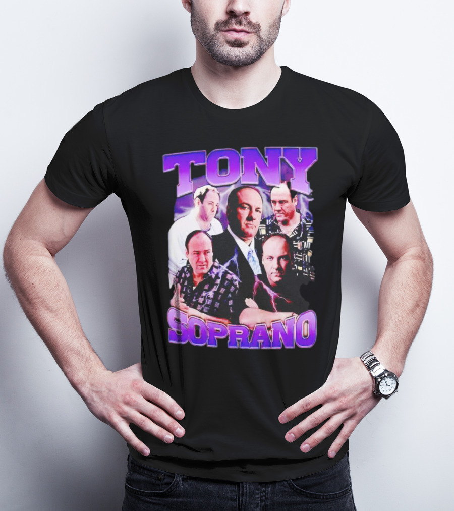 Tony Soprano The Sopranos Character Collage T-Shirt
