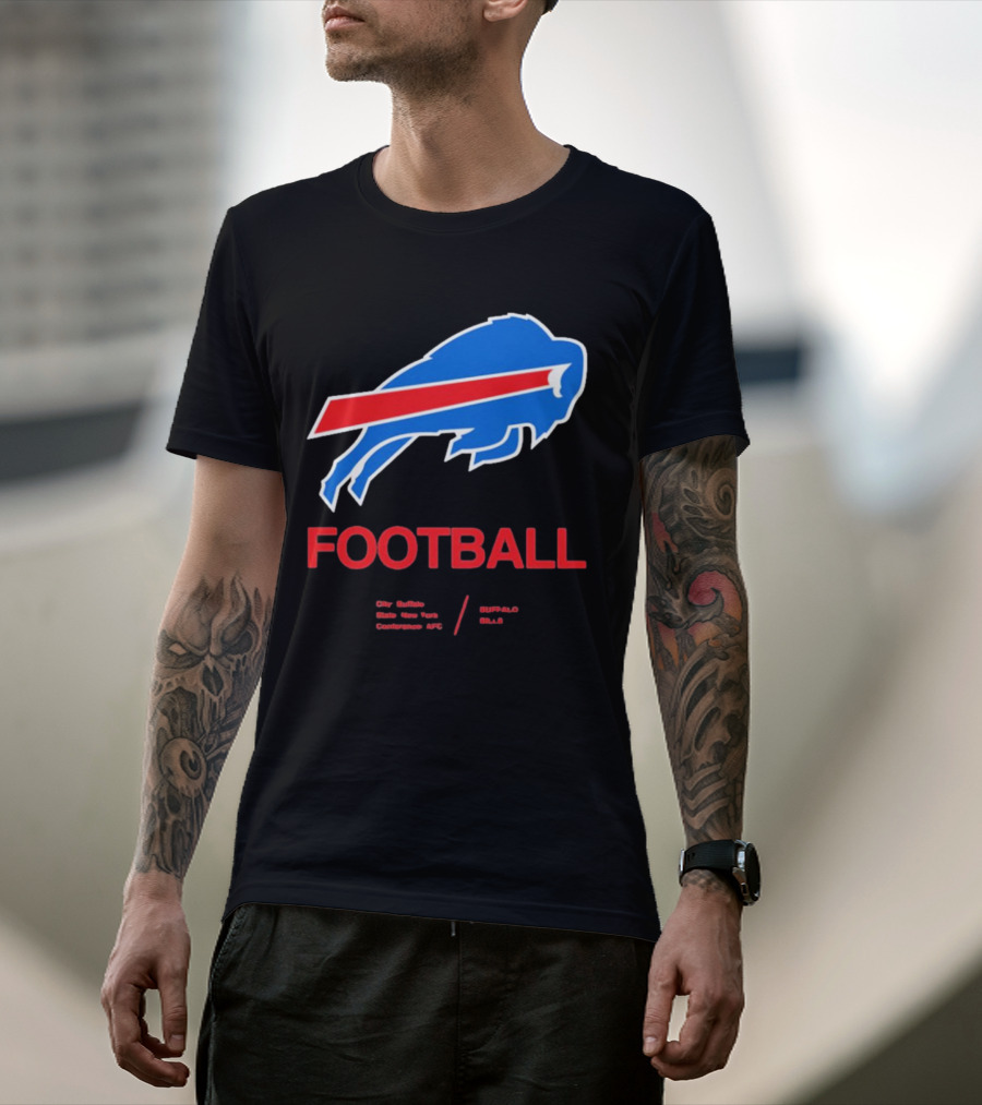 Buffalo Bills Football Marissa Figueroa Wears T-Shirt