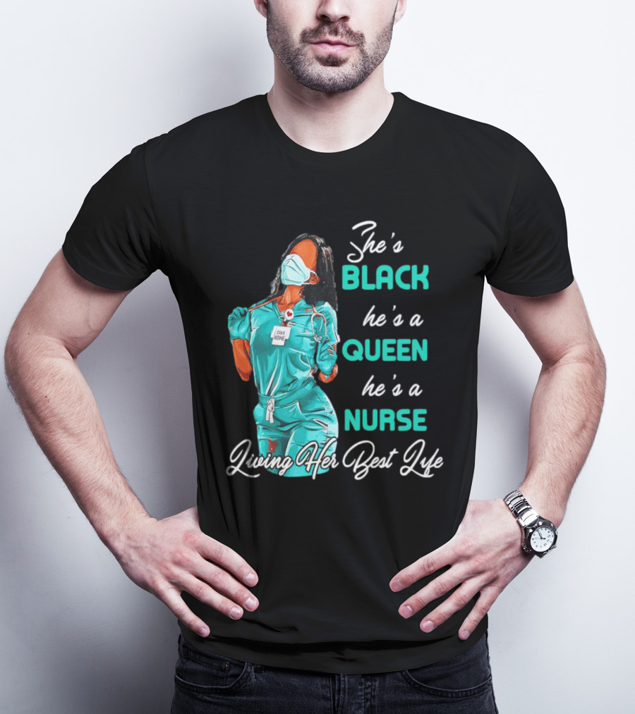 BLACK QUEEN NURSE Doing Her Thing T-Shirt