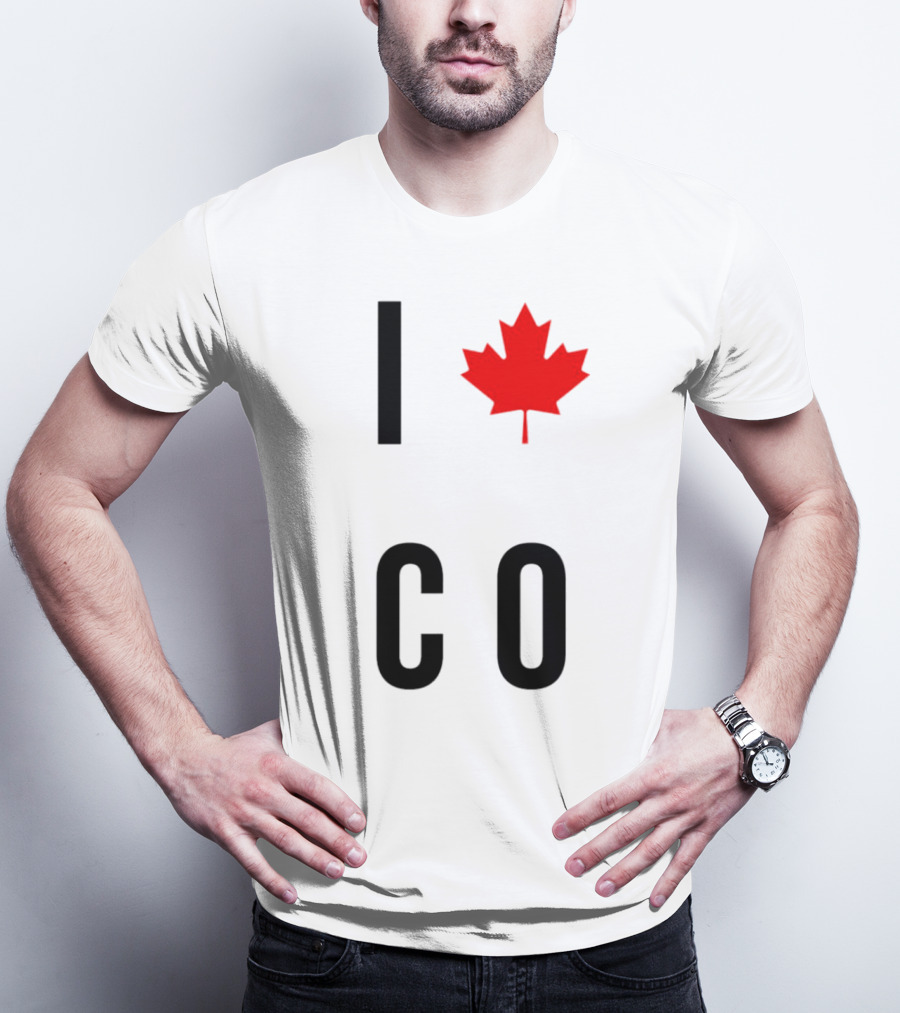 I Love Colorado Maple Leaf Co T-Shirt