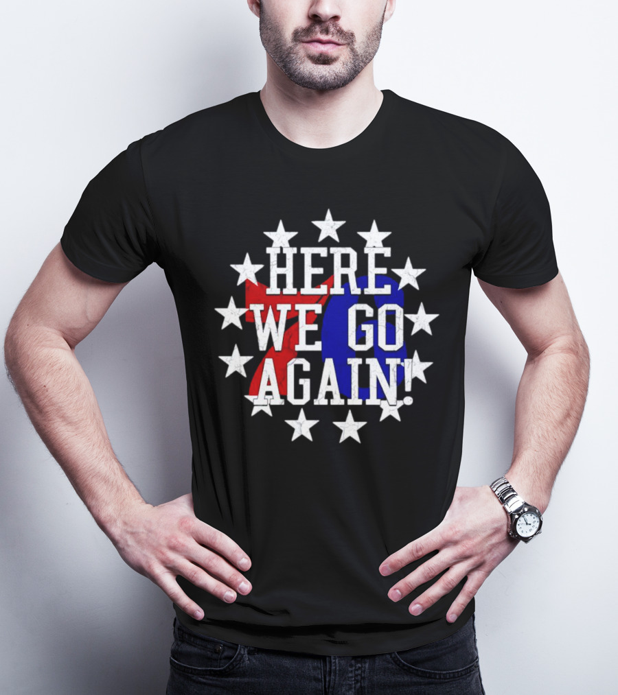 Here We Go Again Philadelphia 76ers Stars T-Shirt