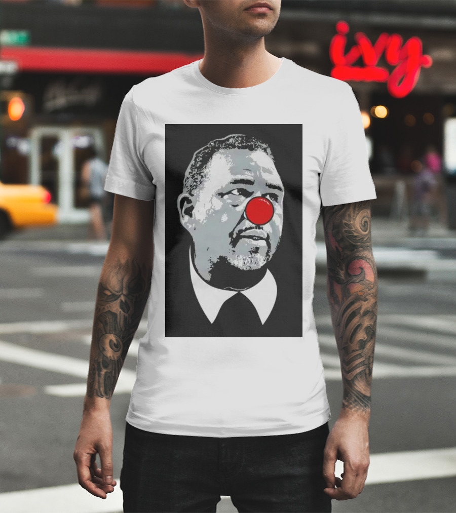Ed Cooley Clown Red Nose Caricature T-Shirt