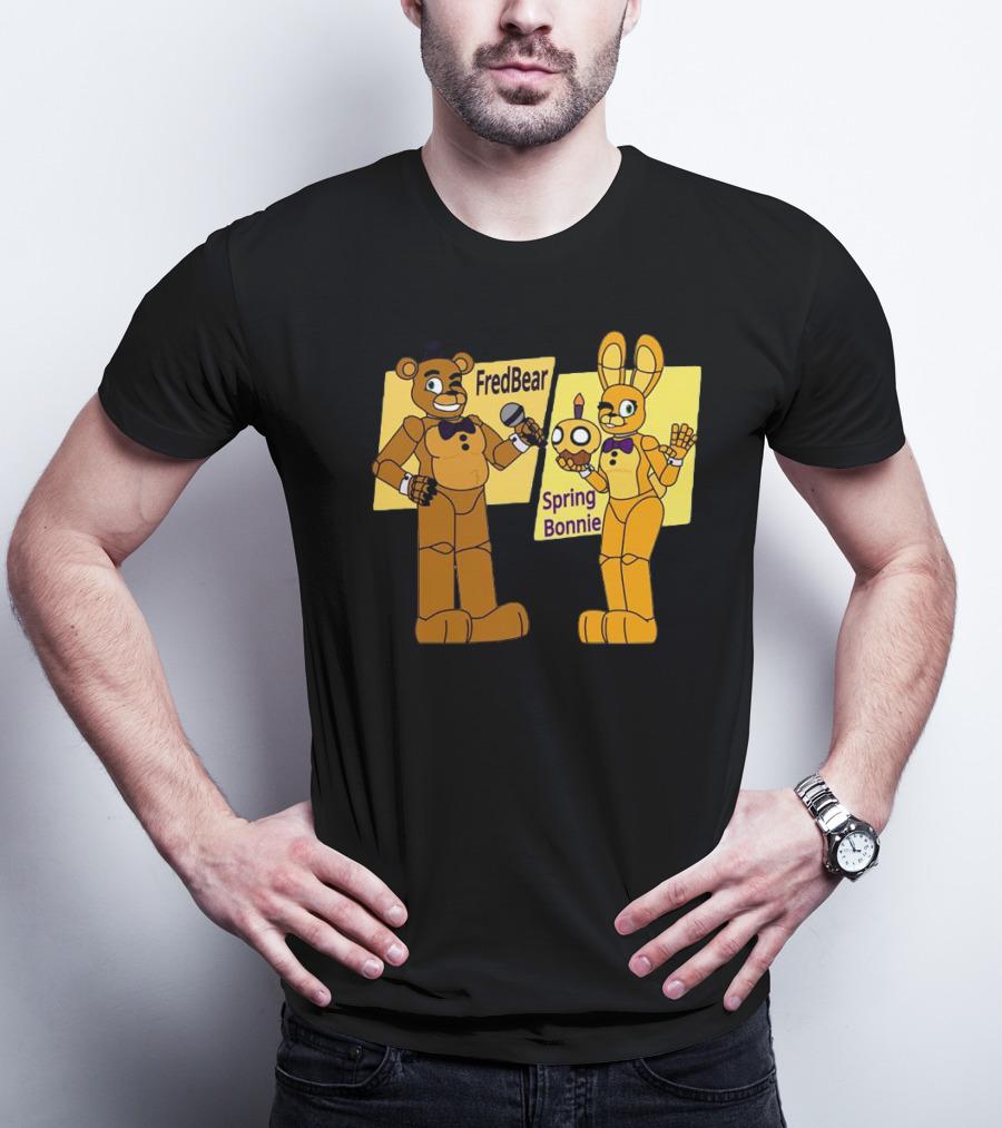 FredBear And Springbonnie Animatronic Duo From Five Nights At Freddy's T-Shirt