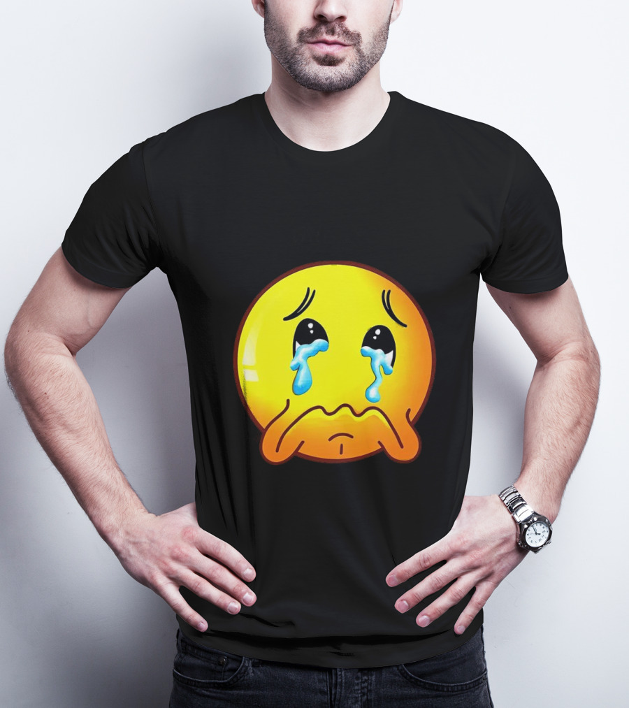 Ginger Sad Crying Emoji T-Shirt