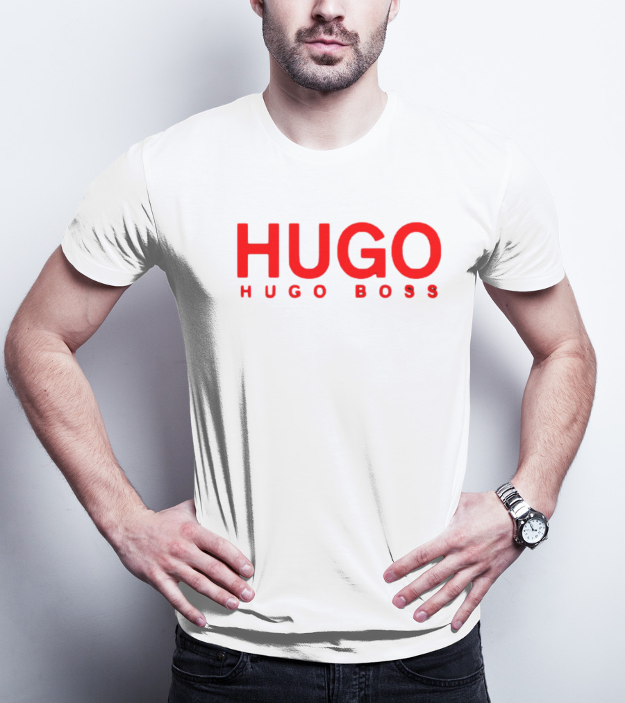 HUGO BOSS Hugo Red Text T-Shirt