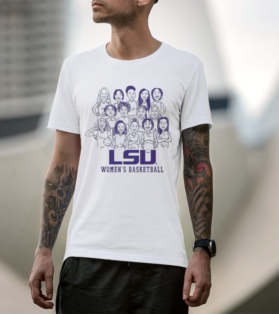 LSU Women's Basketball Team NIL T-Shirt